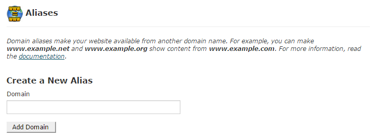 How to Create Domain Aliases