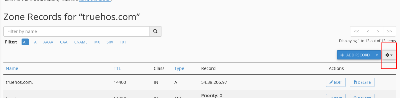 How to manage DNS records in cPanel