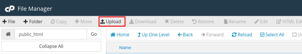 How to Upload A Website To The Cpanel