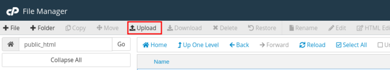 How to Upload A Website To The Cpanel