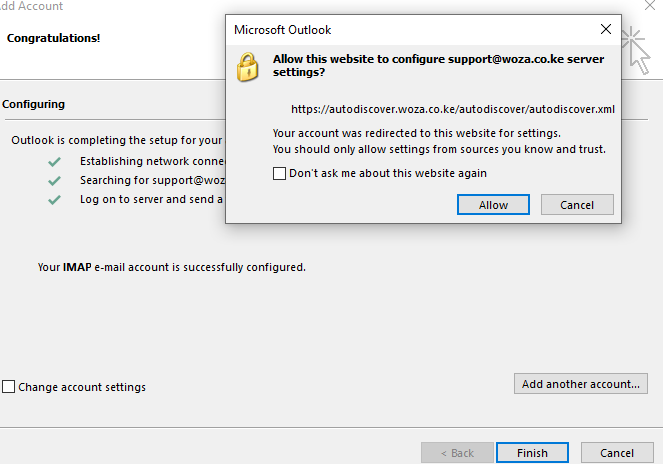 How to Automatically Configure Your Email on Outlook.