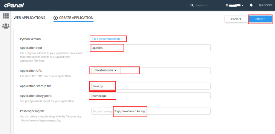 How To Deploy A Flask App In Cpanel Cloudpap Simple Cloud For Developers