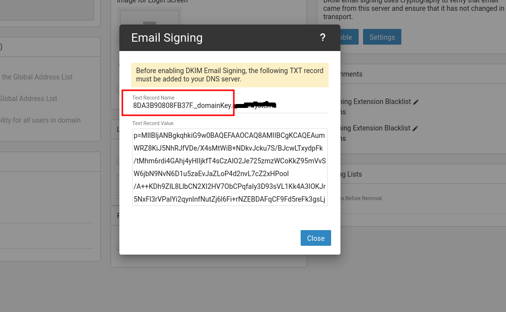 DKIM and DMARC Records for Cloudoon Mail
