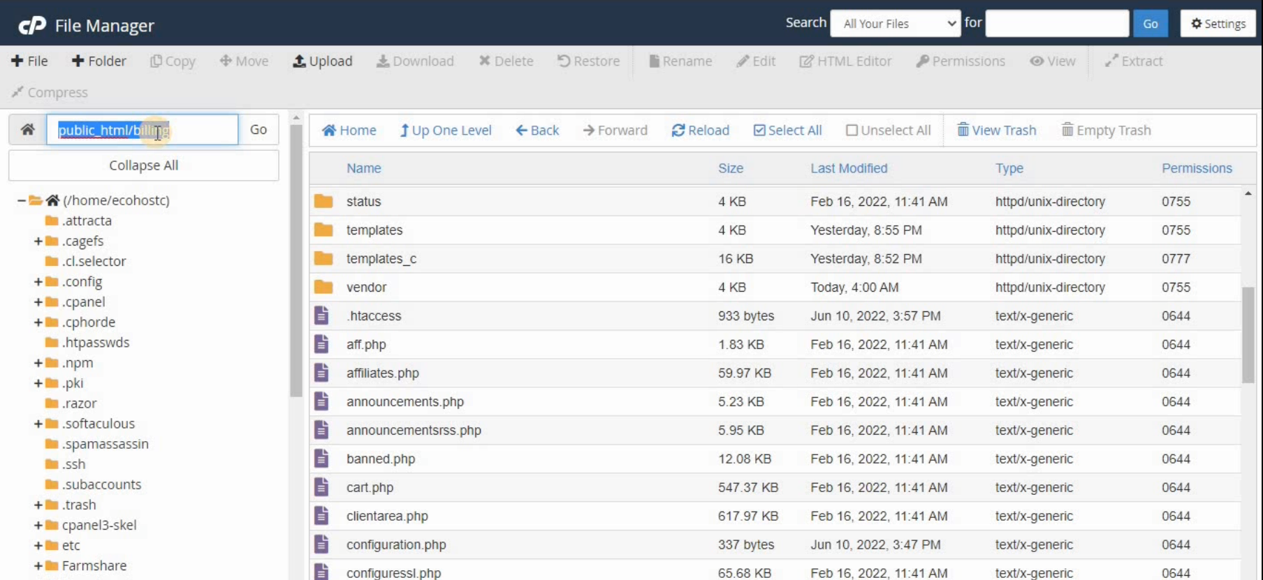 Module extract folder Support