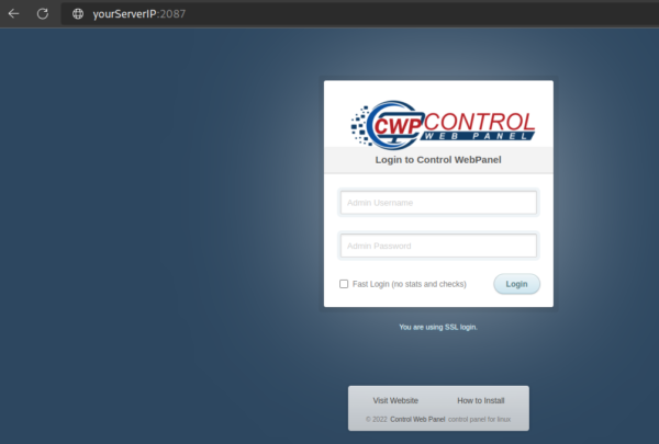 How to change the PHP version in Control Web Panel (CWP)