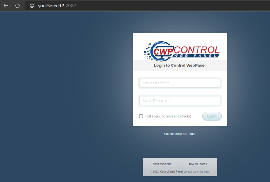 How to change the PHP version in Control Web Panel (CWP)