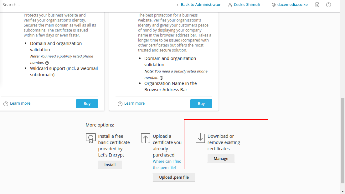 How To Install A Premium Ssl Certificate On Windows Hosting Plesk