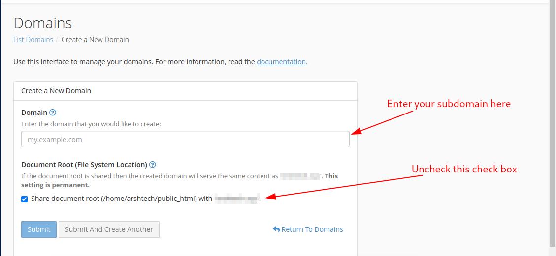 How To create a subdomain on Jupiter theme Cpanel
