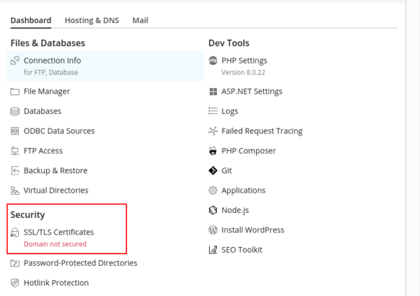 How To Install A Premium Ssl Certificate On Windows Hosting Plesk Panel
