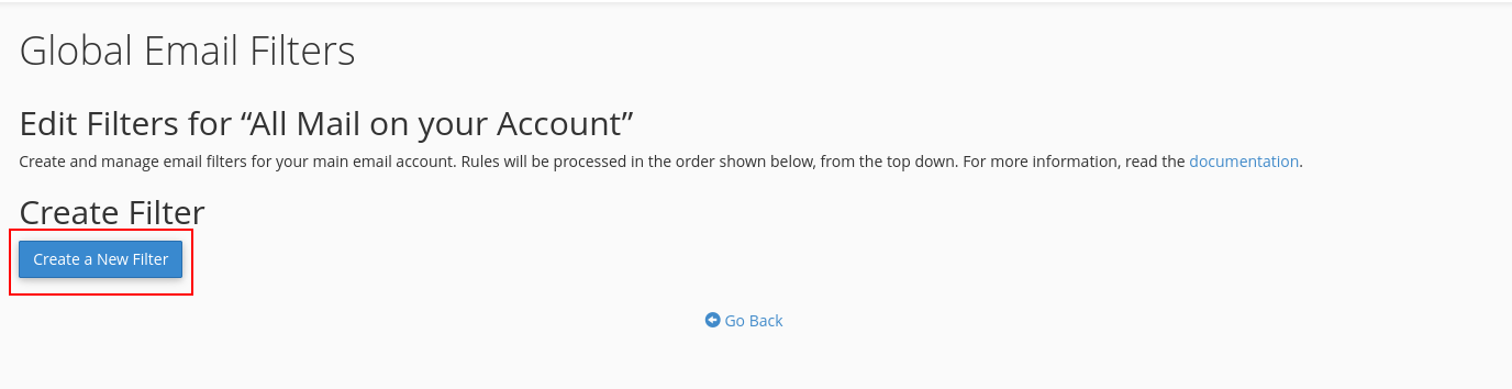 How to Create an Email Filter in cPanel