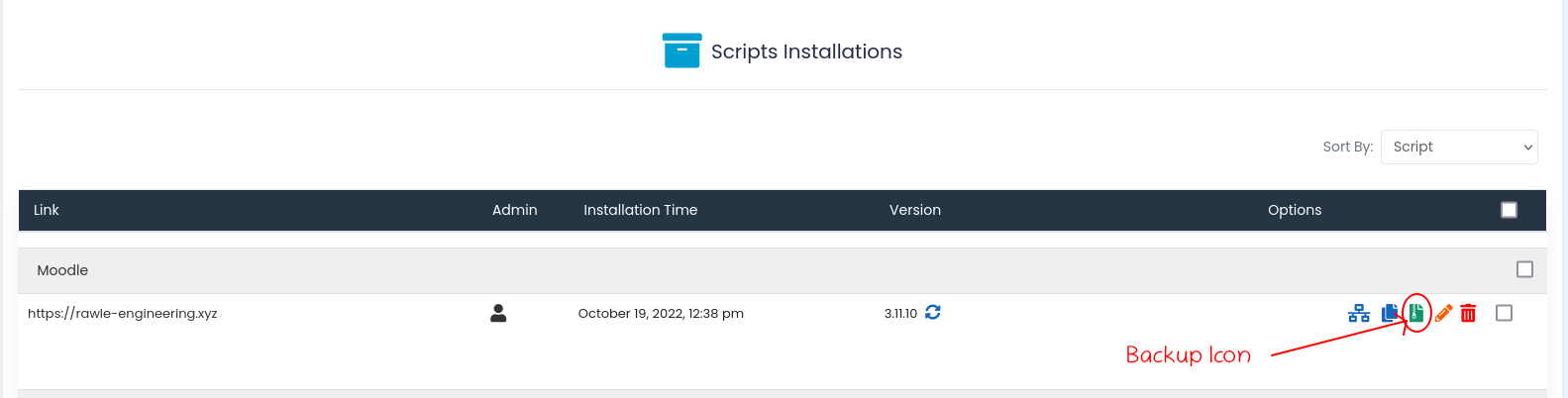How To Backup A Moodle Website