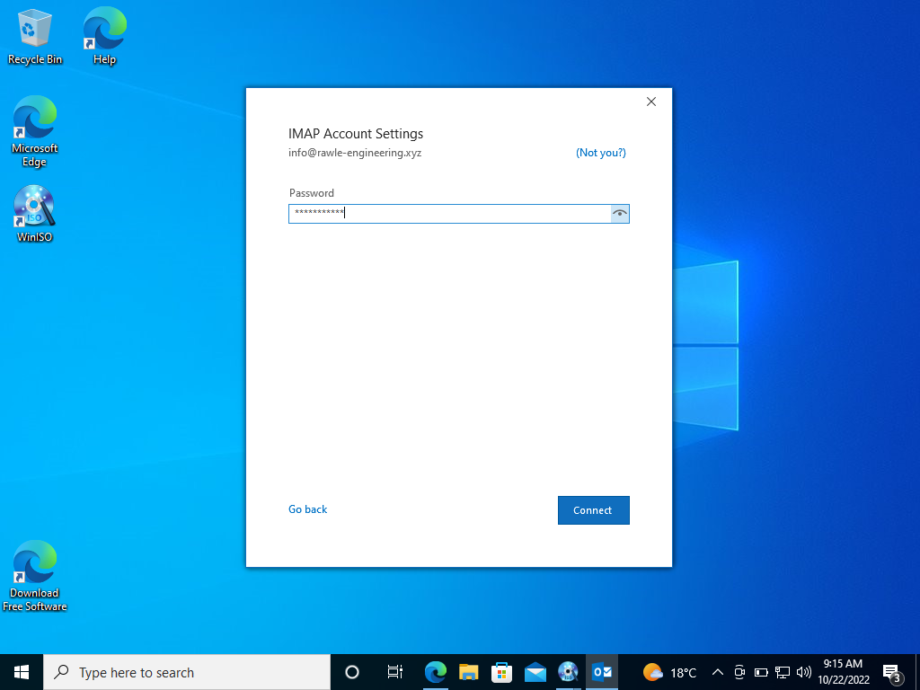 How to Connect Your Webmail Email to Microsoft Outlook 2019