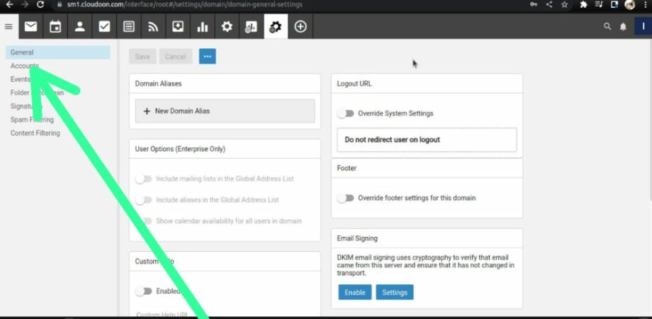How to create cloudoon emails from your admin email account