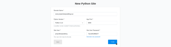 Deploy Django Python App On Cloudpanel