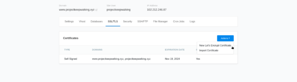 Deploy Django Python App On Cloudpanel