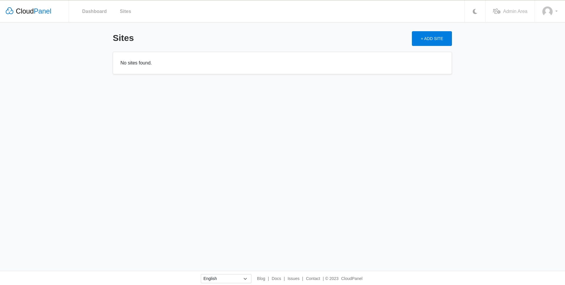 Login to CloudPanel. – Support
