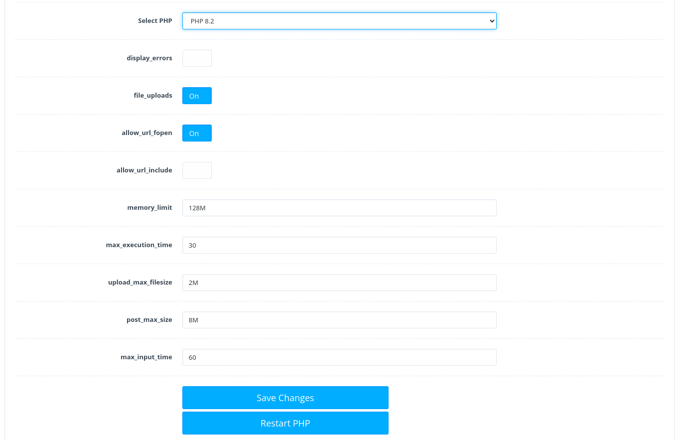 How to install PHP 8.2 in CyberPanel