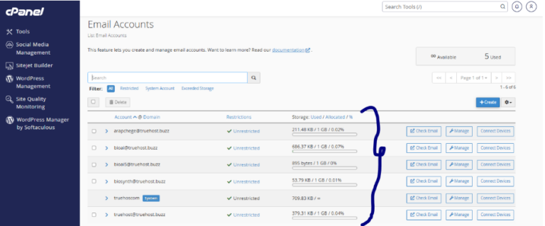 Email Disk Usage in cPanel (Quick and Easy Overview)